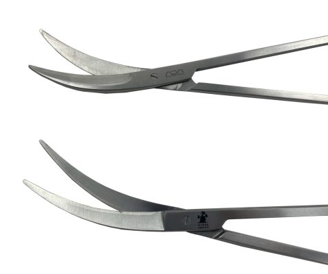 Iconic Pro Curved End Scissors Tungsten Carbide - Sevenports Nano Aquariums